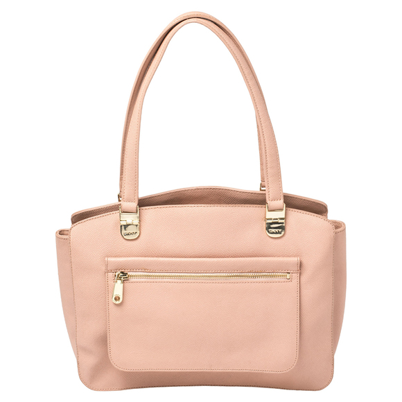 Donna Karan | Bags | Dkny Pink Grained Leather Tote | Poshmark